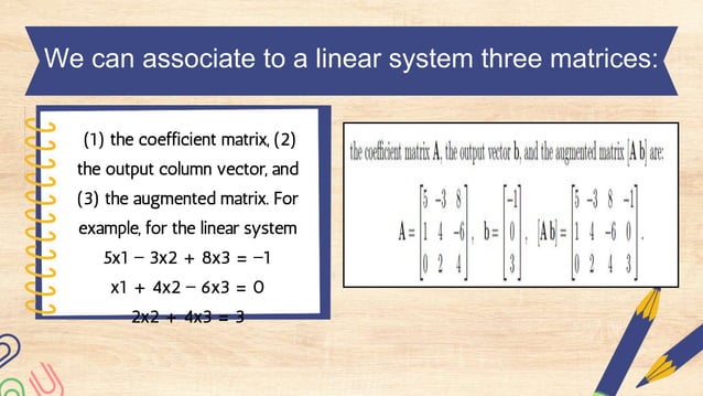 System of Linear Equation power point presentation | PPTX
