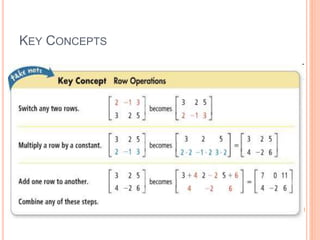 System of linear equation and matrices | PPT