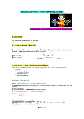 System of linear equations 2 eso | DOC