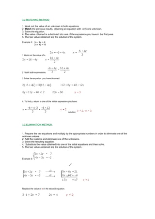 System of linear equations 2 eso | DOC