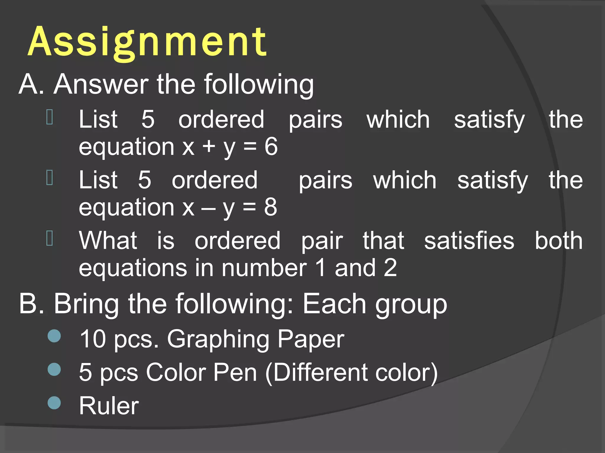 System of linear equations and their solution | PPT