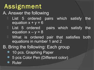 System of linear equations and their solution | PPT
