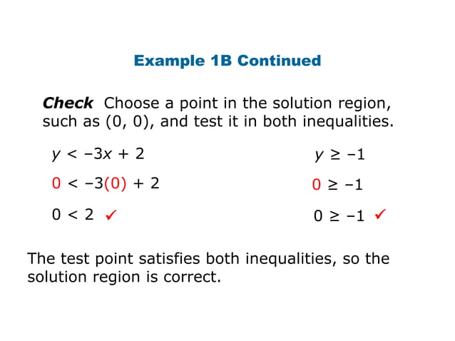 System of linear inequalities | PPTX | Physics | Science