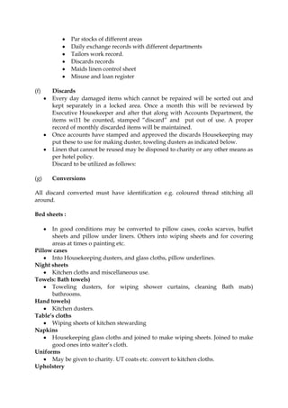 System of linen uniform operation | DOCX