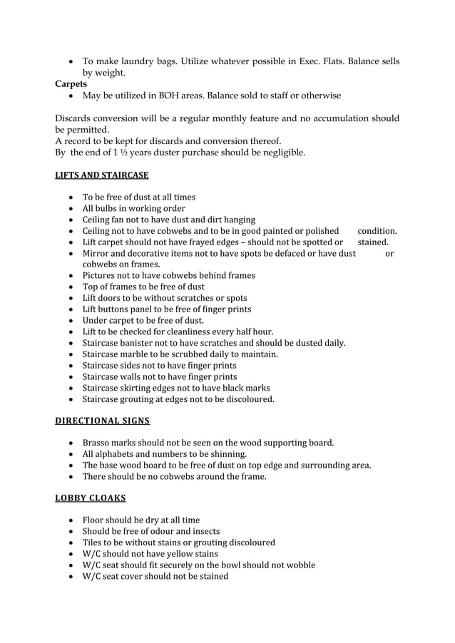 System of linen uniform operation | DOCX