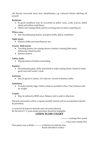 System of linen uniform operation | DOCX