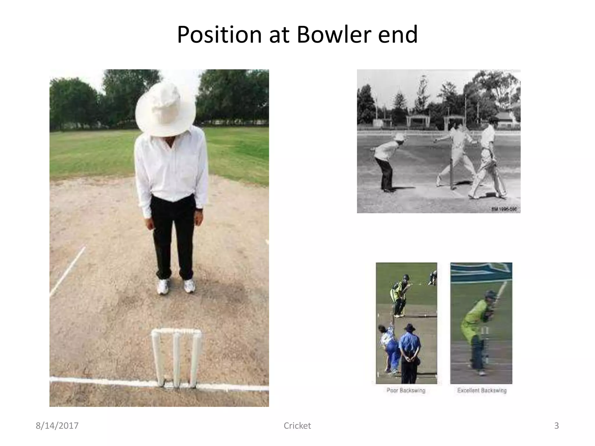 System of officiating in cricket | PPTX