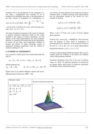 System of quasilinear equations of reaction diffusion | PDF