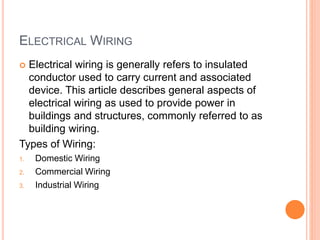 System of wiring | PPT