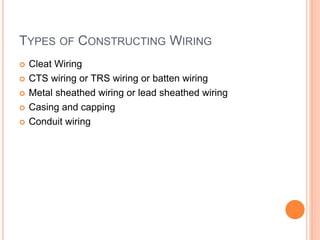 System of wiring | PPTX