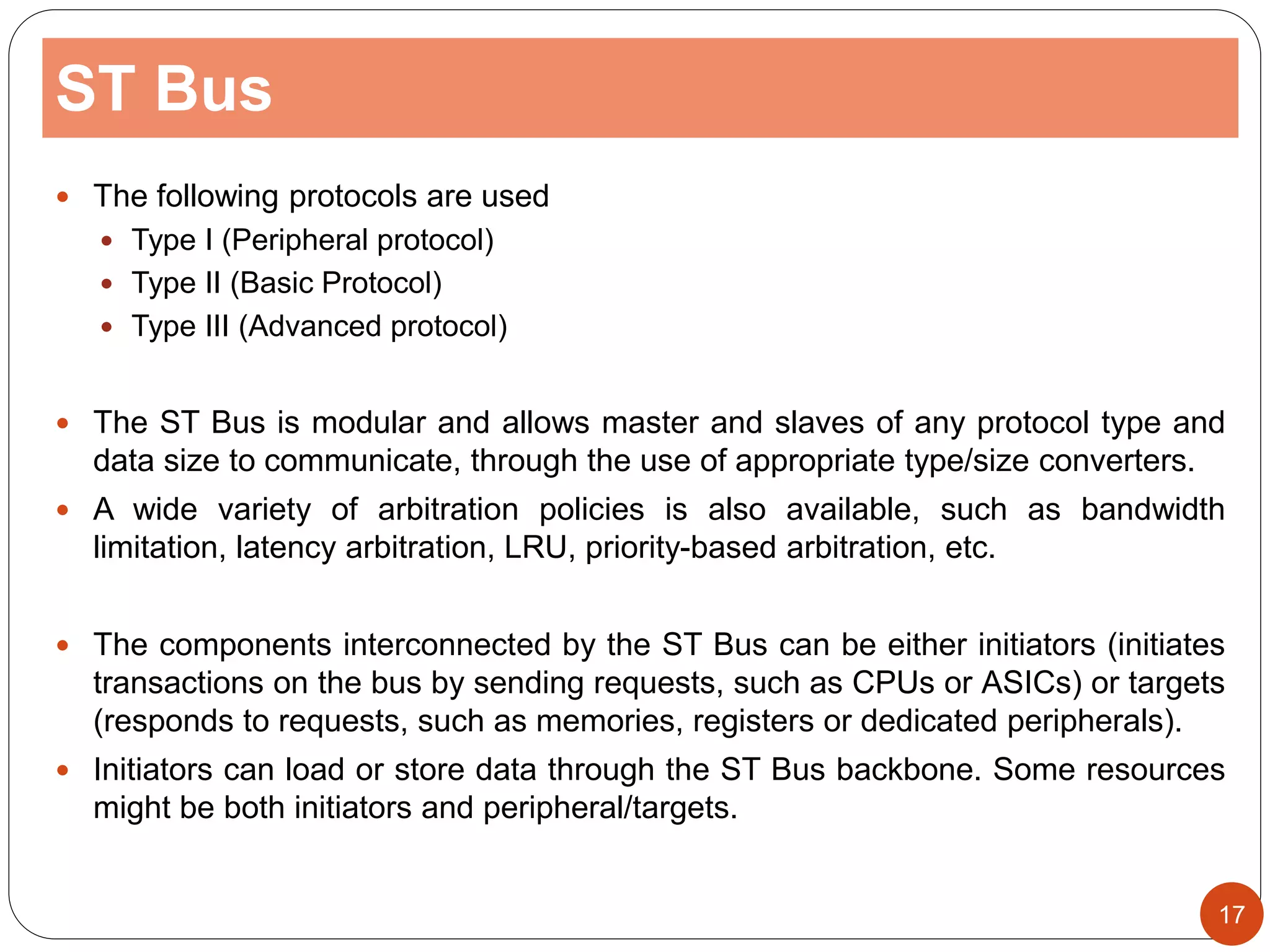 System on chip buses | PPSX