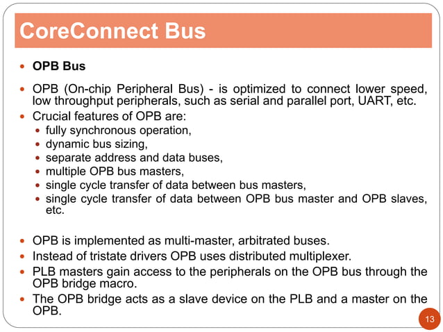 System on chip buses | PPSX