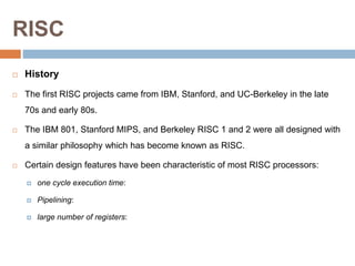 Processors used in System on chip | PPSX