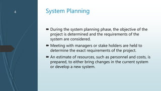 System planning and investigation | PPTX