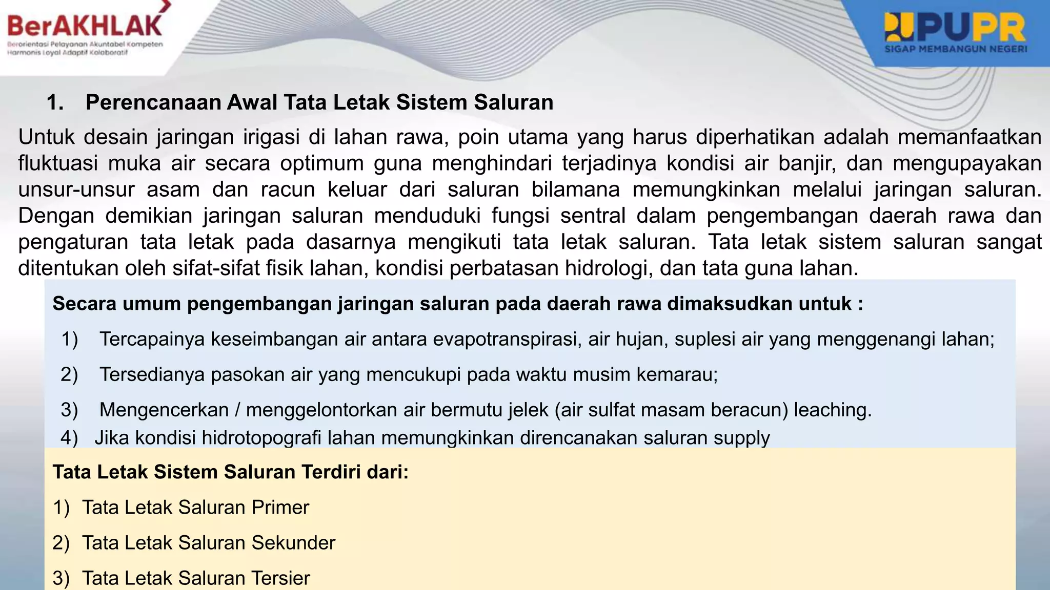 System Planning Jaringan Irigasi Rawa.pptx