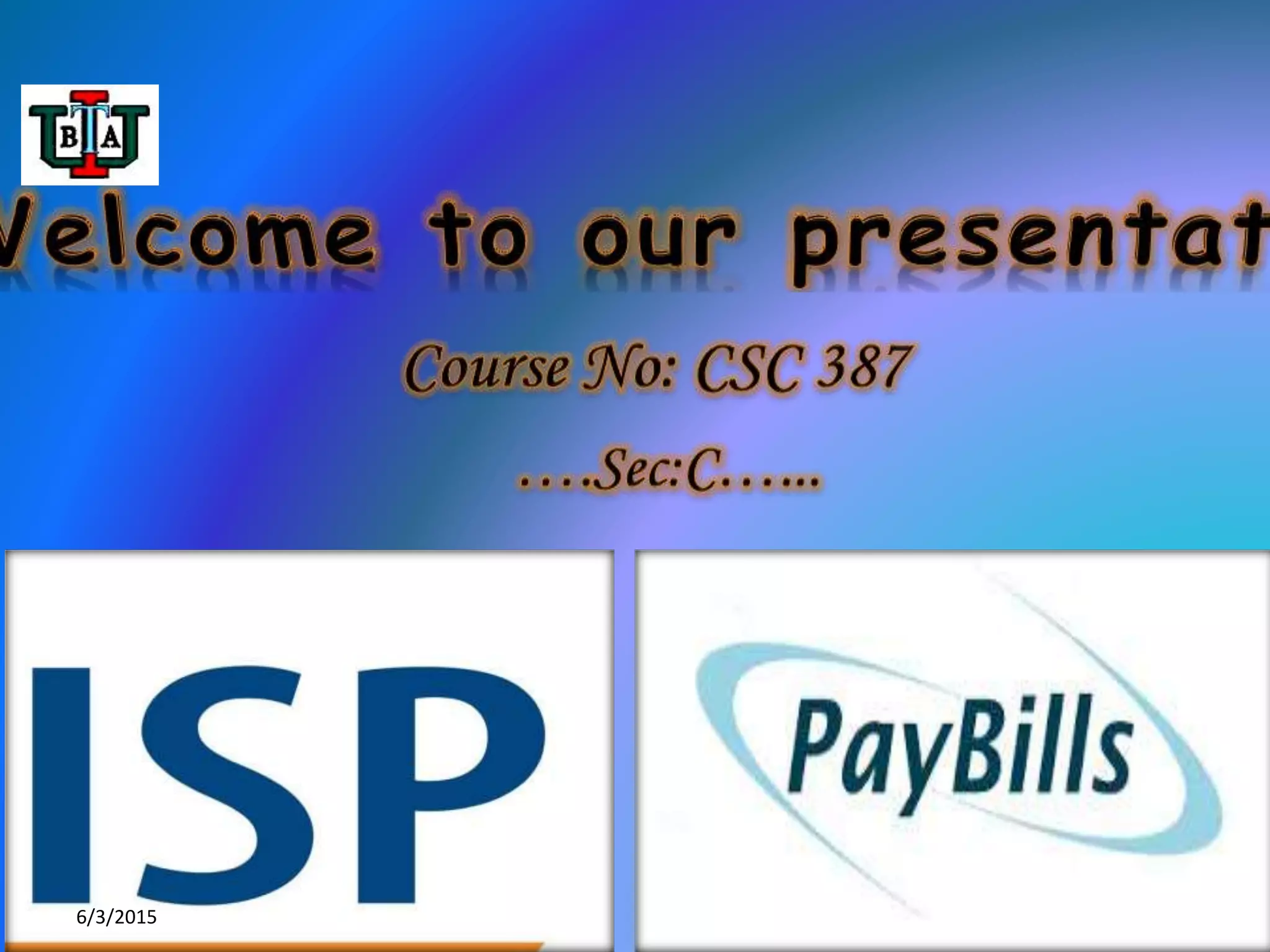 Client billing System for ISP | PPT