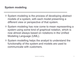 Software engineering ,system modeing >>Abu ul hassan sahadvi | PDF