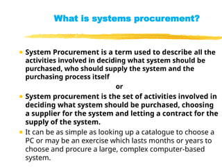 SYSTEM PROCUREMENT AND BUSINESS REQUIREMENTS.pptx.pptx