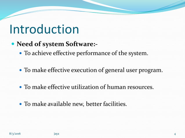 System programming | PPTX | Operating Systems | Computer Software and ...