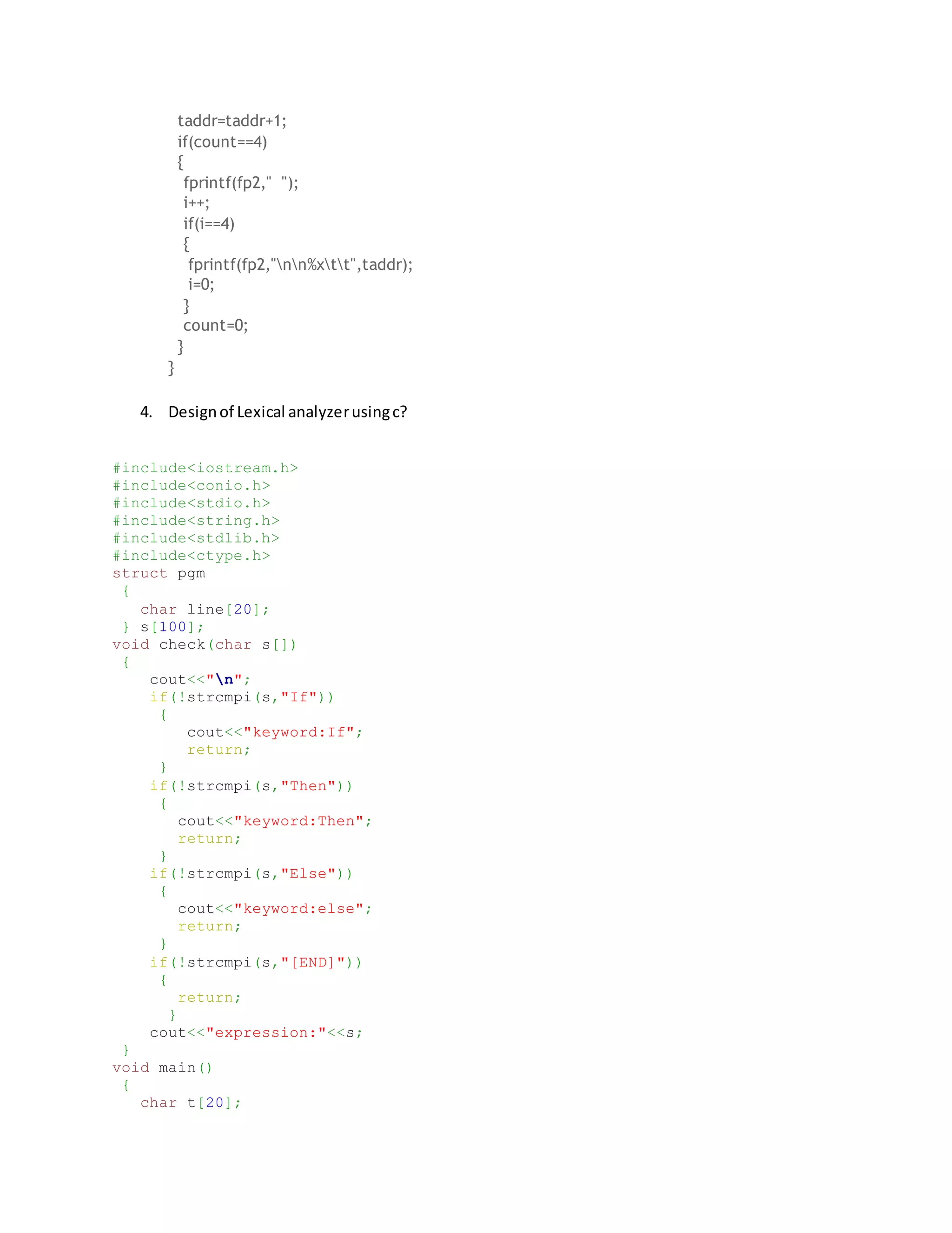 Systemprogramming Lab Manual | PDF