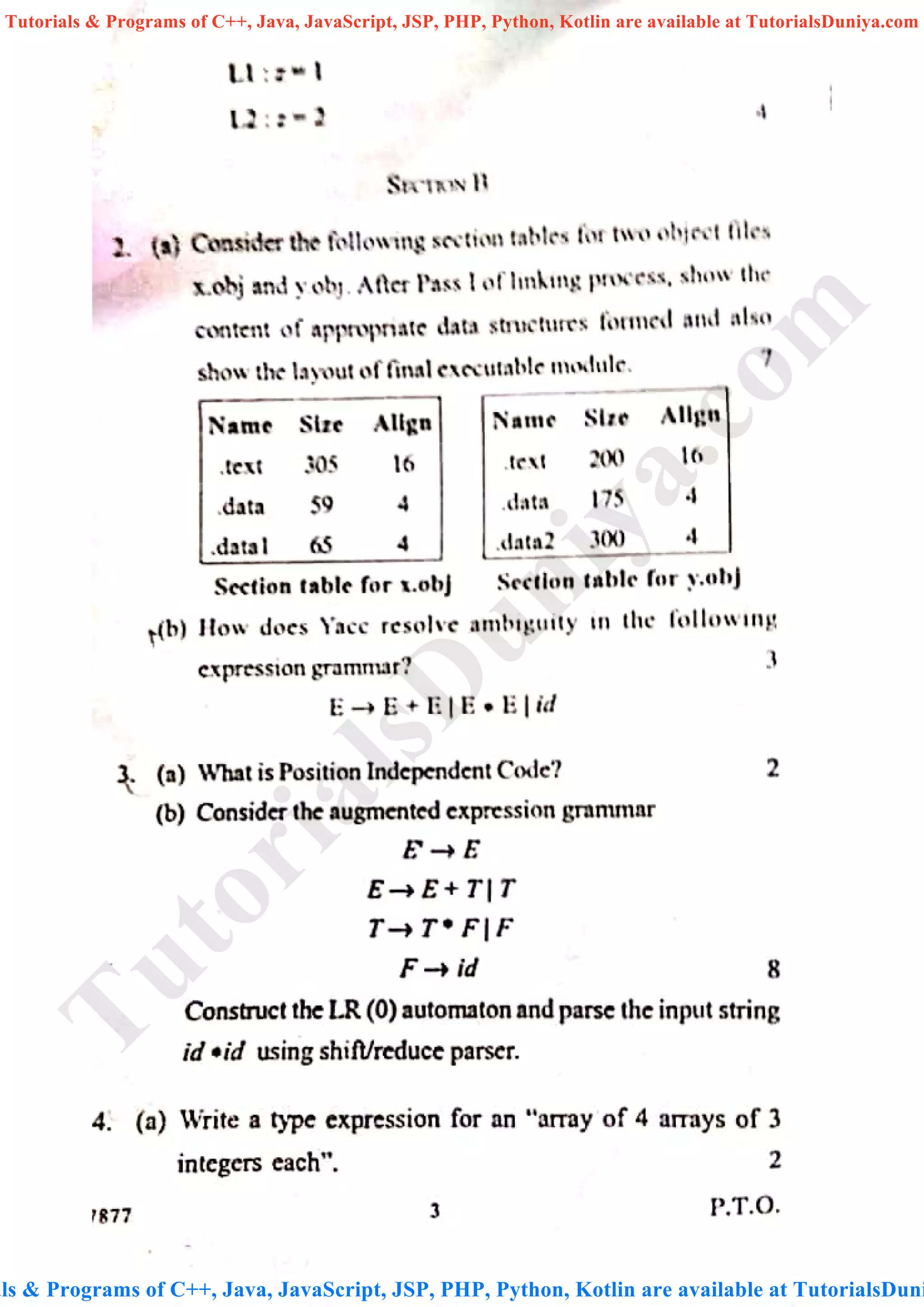 System programming 4 dec 2019 tutorialsduniya | PDF