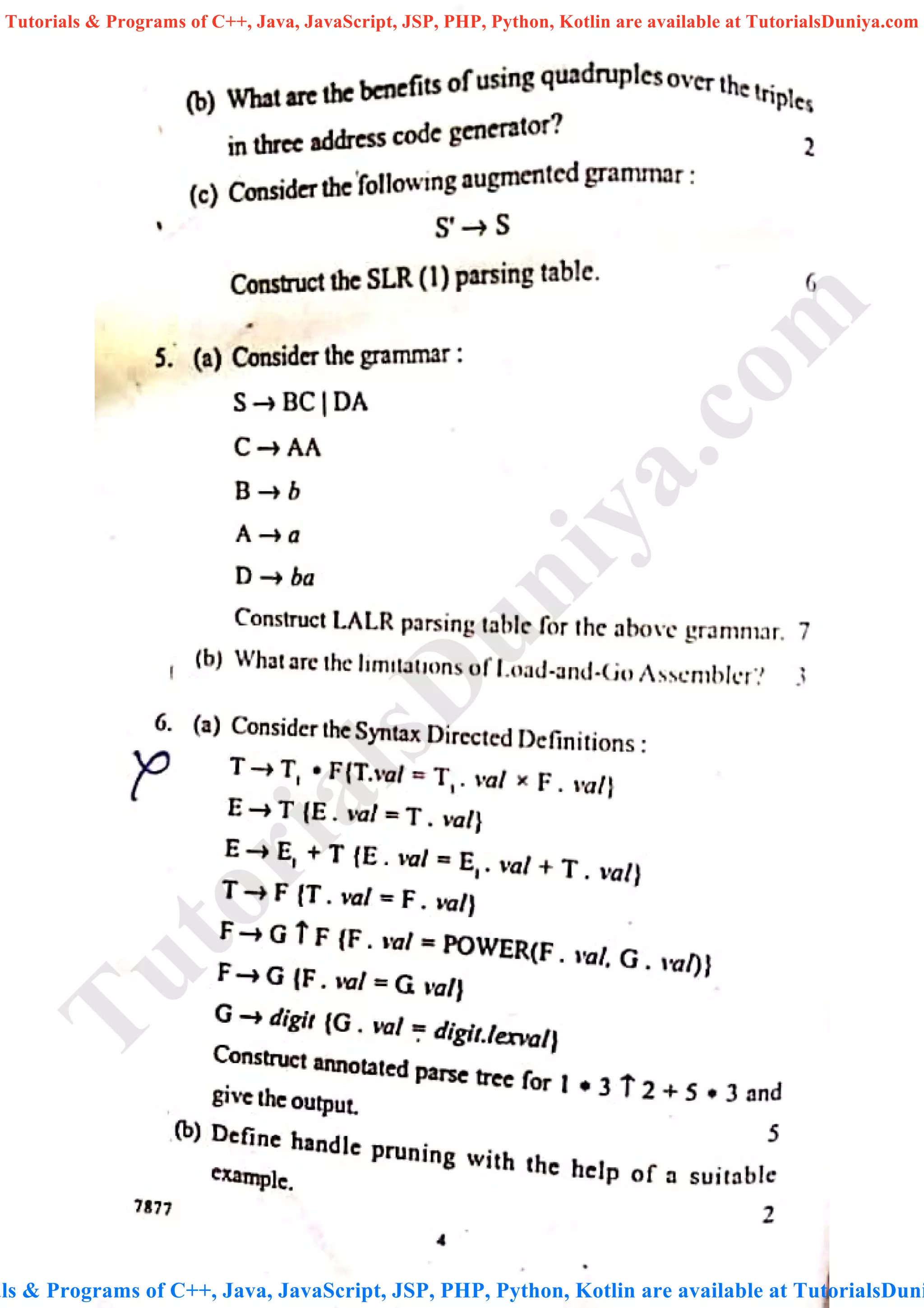 System programming 4 dec 2019 tutorialsduniya | PDF