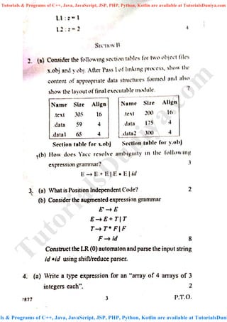 System programming 4 dec 2019 tutorialsduniya | PDF