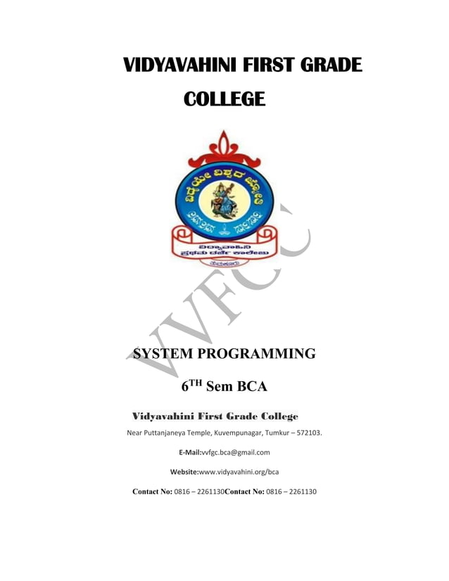 System Programming VV Notes.pdf | Operating Systems | Computer Software ...