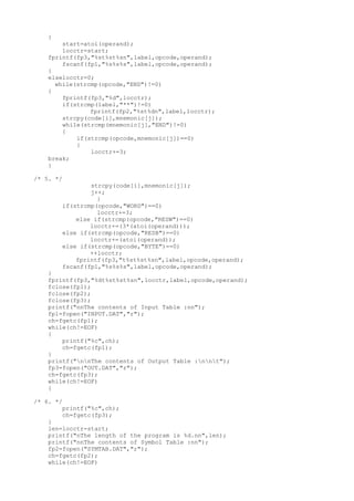 System programs in C language. | PDF