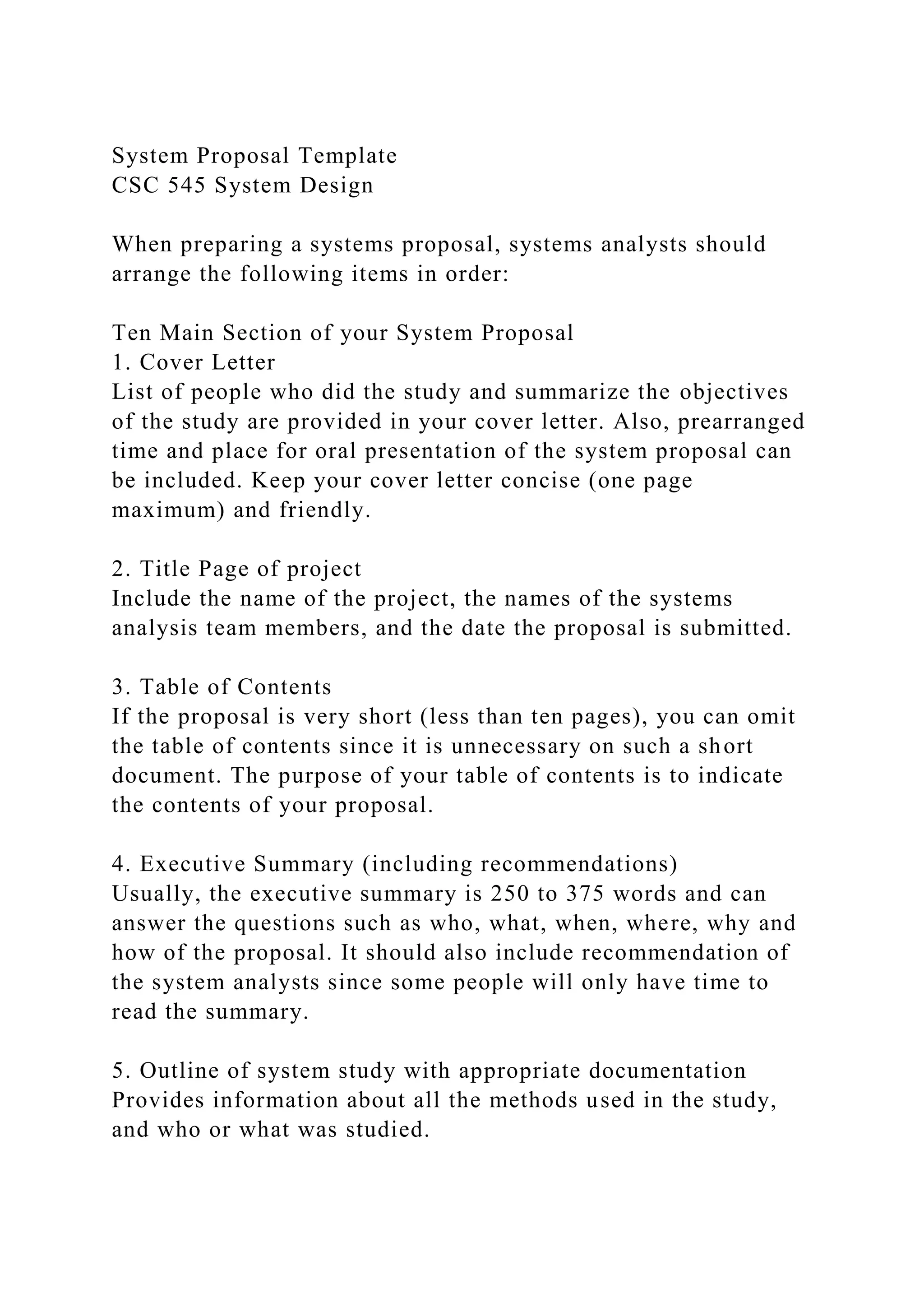 System Proposal TemplateCSC 545 System Design When preparing a.docx