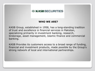 System re-engineering kasb Securities Ltd | PPT