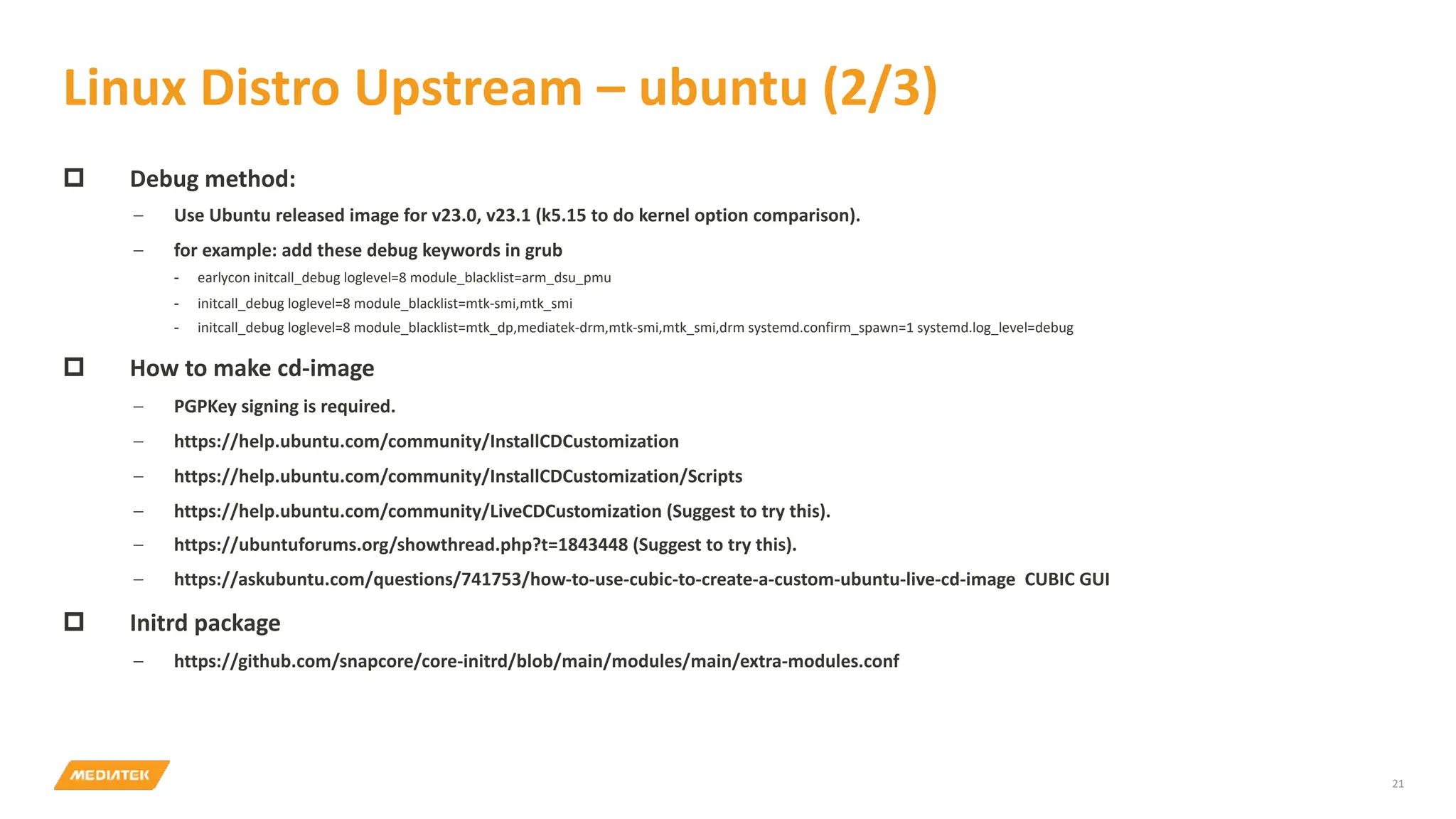 SystemReady IR and MediaTek Genio-1200-EVK - Tech part - COSCUP 20240804 | PDF