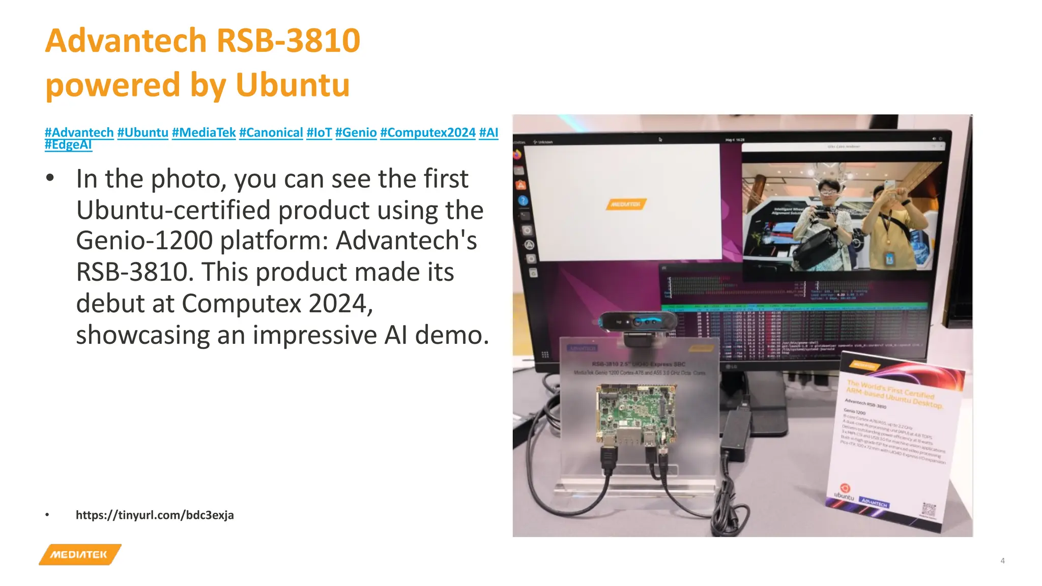 SystemReady IR and MediaTek Genio-1200-EVK - Tech part - COSCUP ...