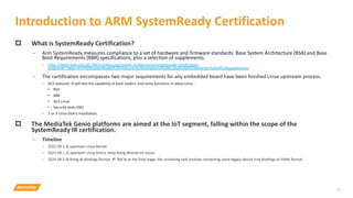 SystemReady IR and MediaTek Genio-1200-EVK - Tech part - COSCUP 20240804 | PDF