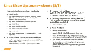 SystemReady IR and MediaTek Genio-1200-EVK - Tech part - COSCUP 20240804 | PDF