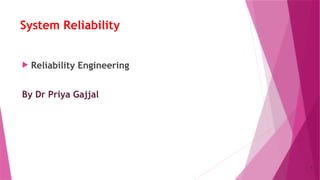 System Reliability, series, parallel, both | PPTX