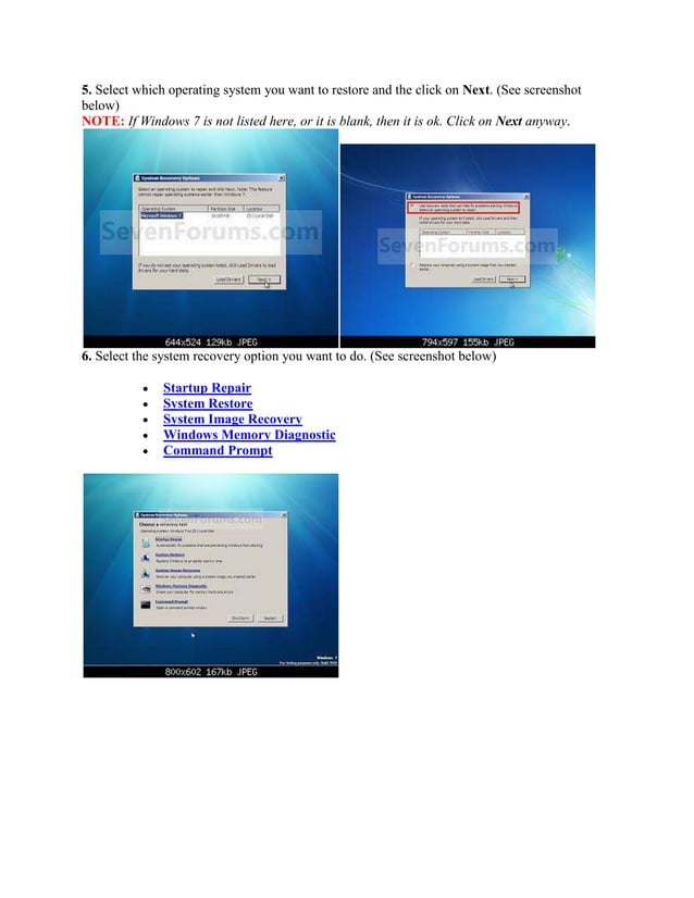 System repair disc | DOCX