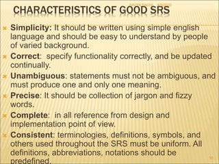 System requirements specification (srs) | PPT