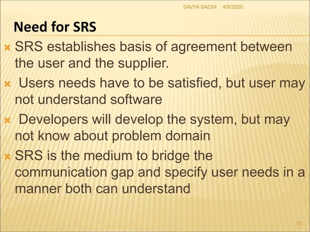 System requirements specification (srs) | PPT | Computing | Technology ...