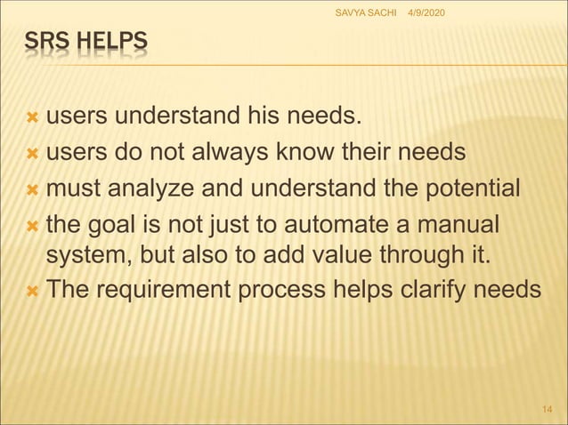 System requirements specification (srs) | PPT | Computing | Technology ...