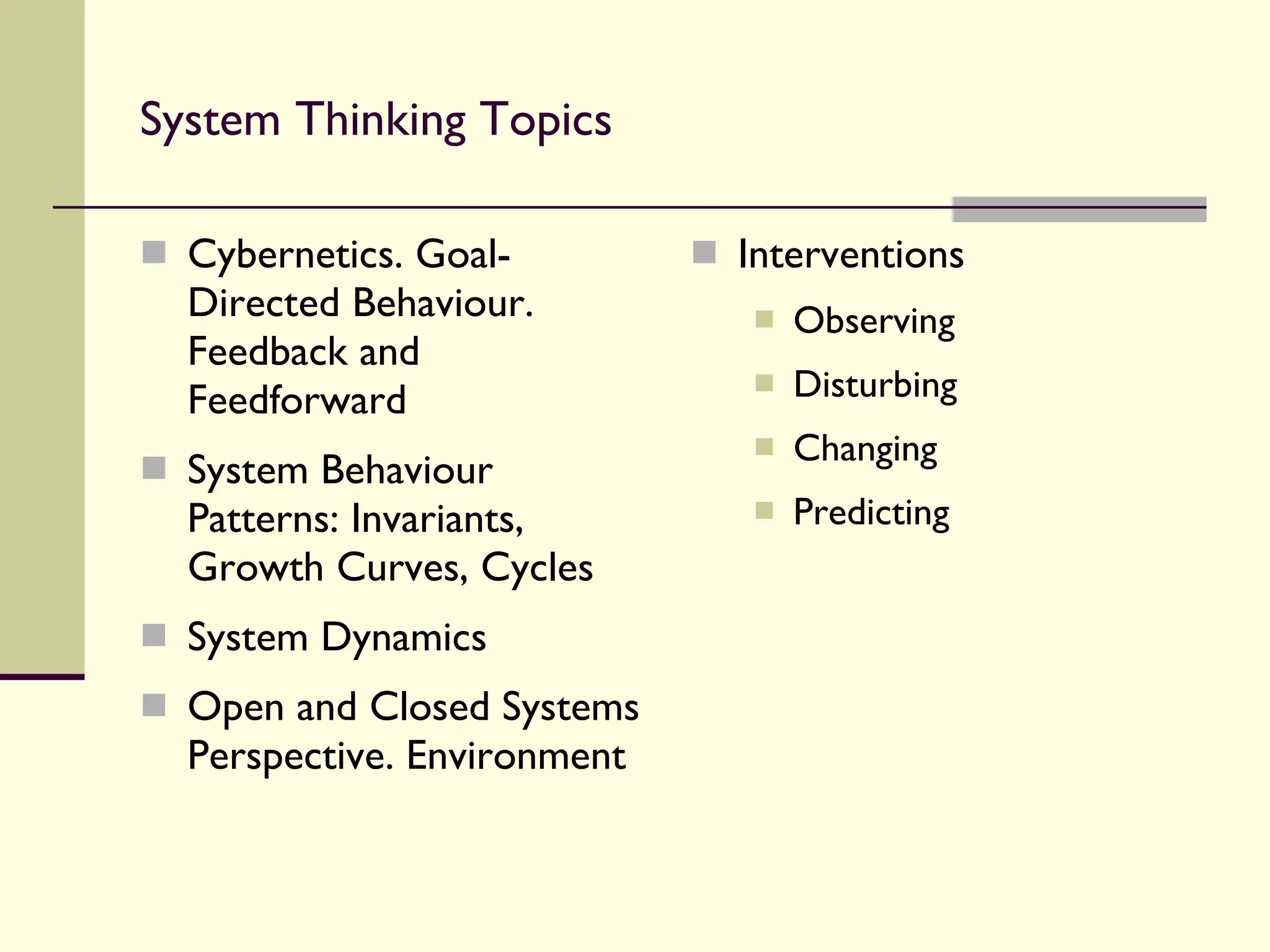 Systems Thinking | PPT