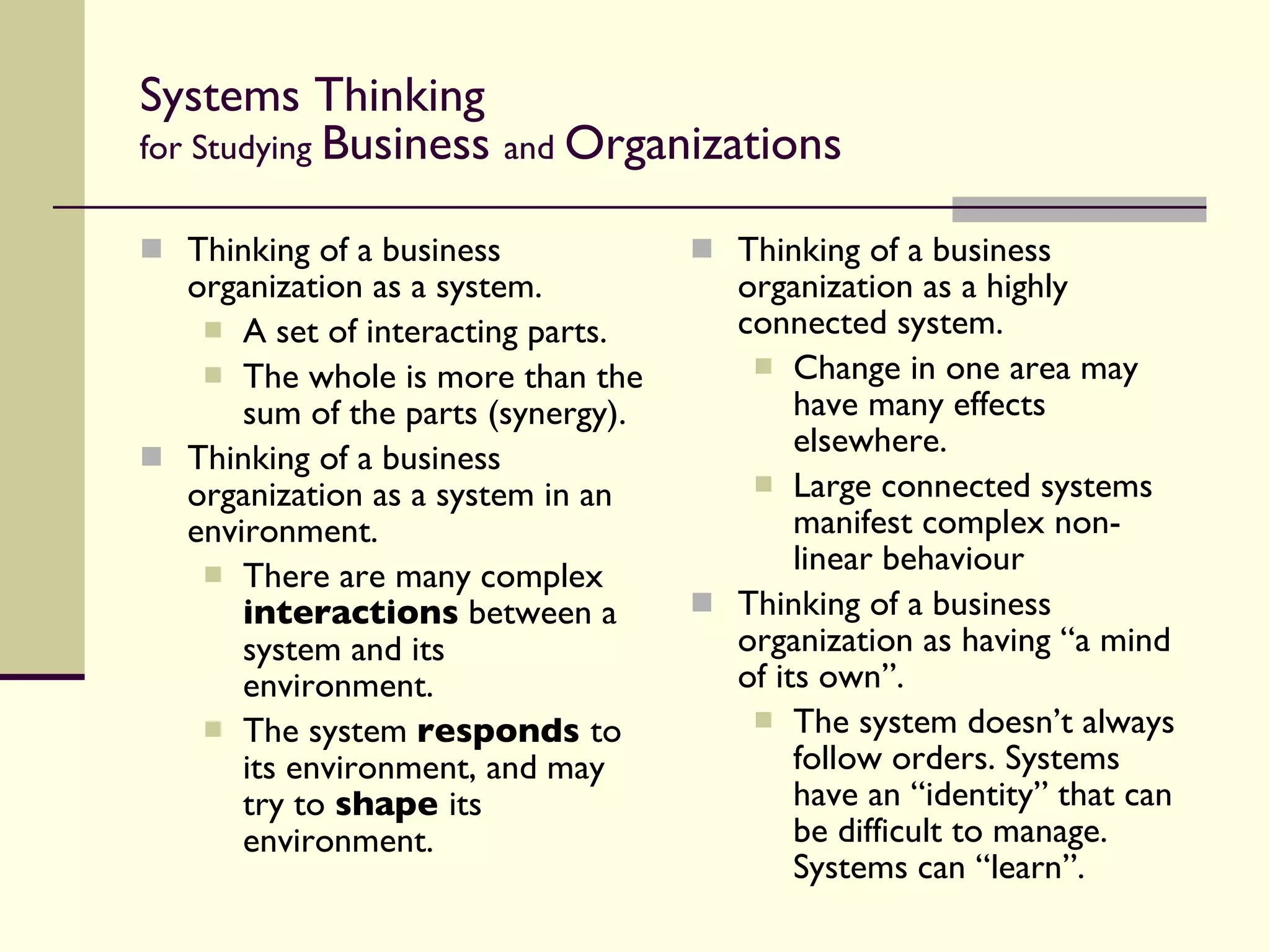Systems Thinking | PPT