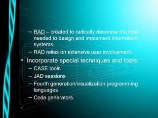Transition from Systems Analysis to Systems Designs | PPT