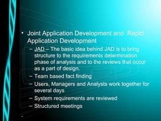 Transition from Systems Analysis to Systems Designs | PPT