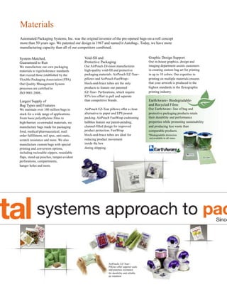 Autobag Systems Advantage | PDF | Manufacturing Industry | Industries