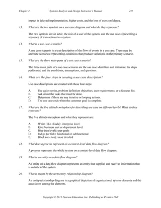 Systems Analysis and Design 8th Edition Kendall Solutions Manual | PDF