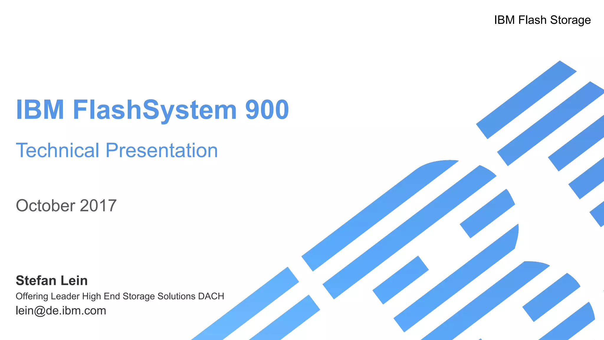IBM's new Flashsystem 900 | PDF
