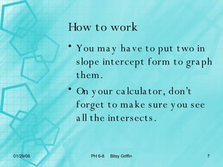 Systems Non Linear Equations | PPT