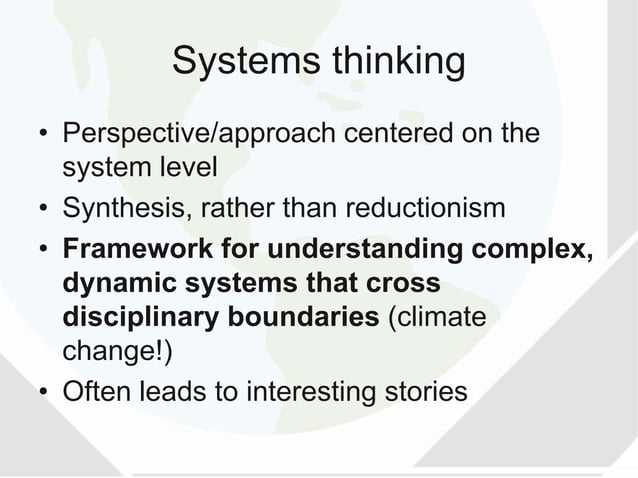 Systems Thinking Powerpoint for | PPT