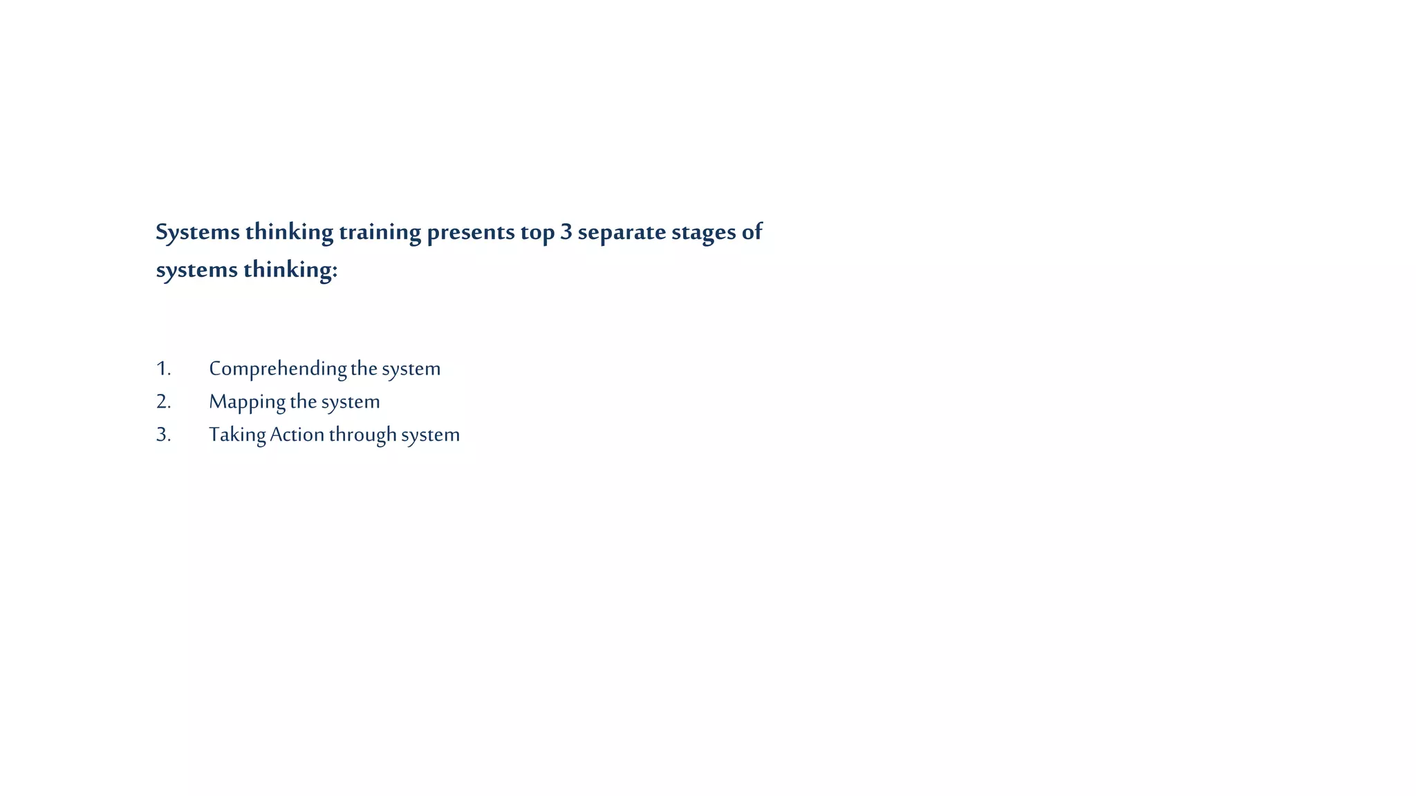 Systems Thinking Training, Learn Systems Thinking Approach, Steps ...